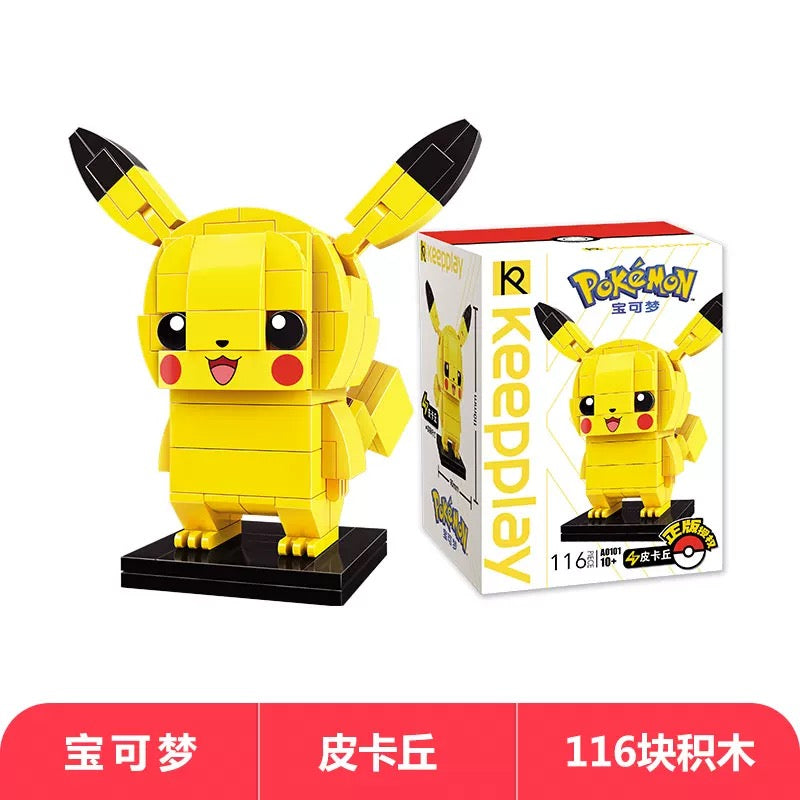 Pokemon Character Build Blocks | Pikachu Charmander Squartle Bulbasaur ...