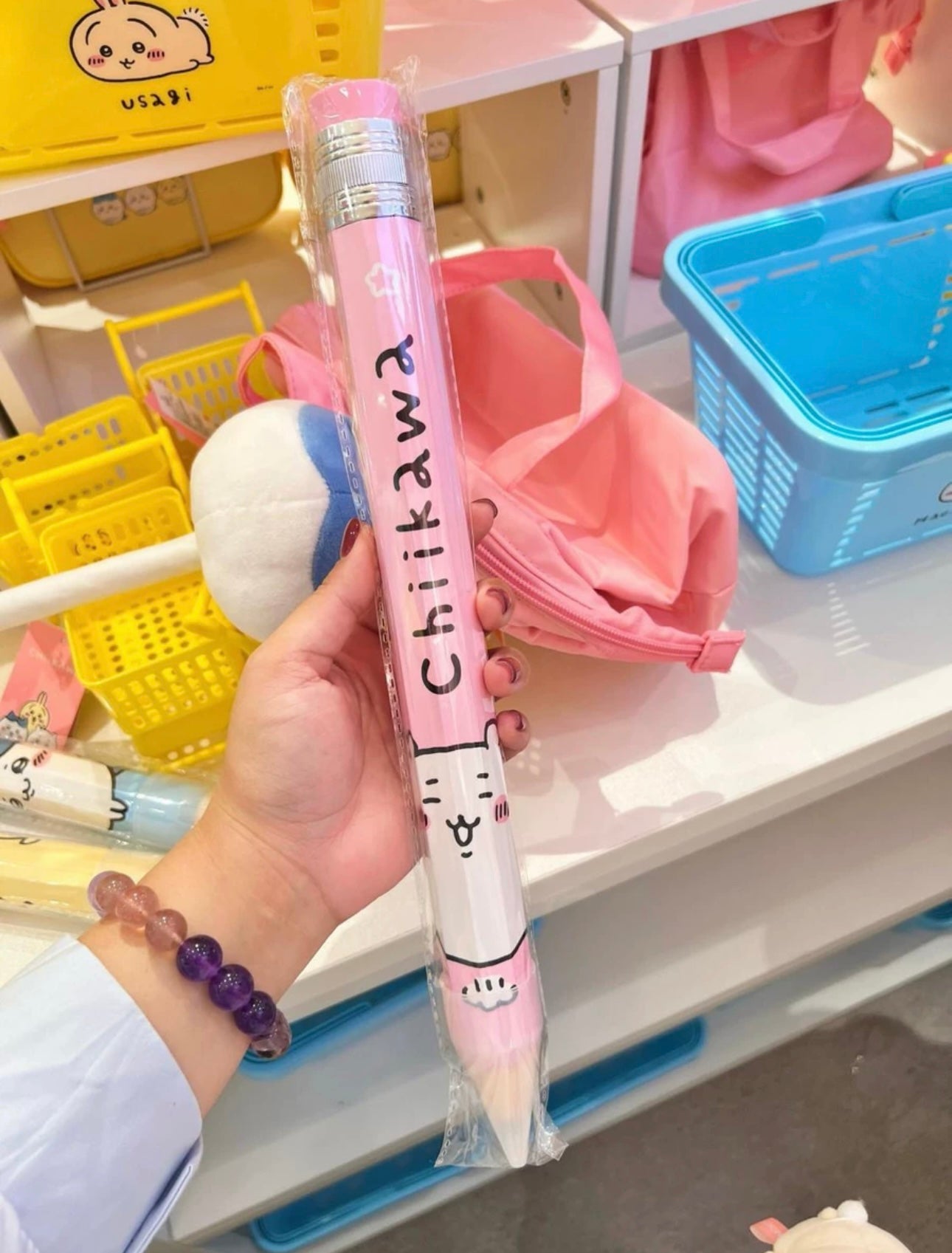 ChiiKawa X Miniso | ChiiKawa Hachiware Usagi Super Big HB Pencil - Kaw ...
