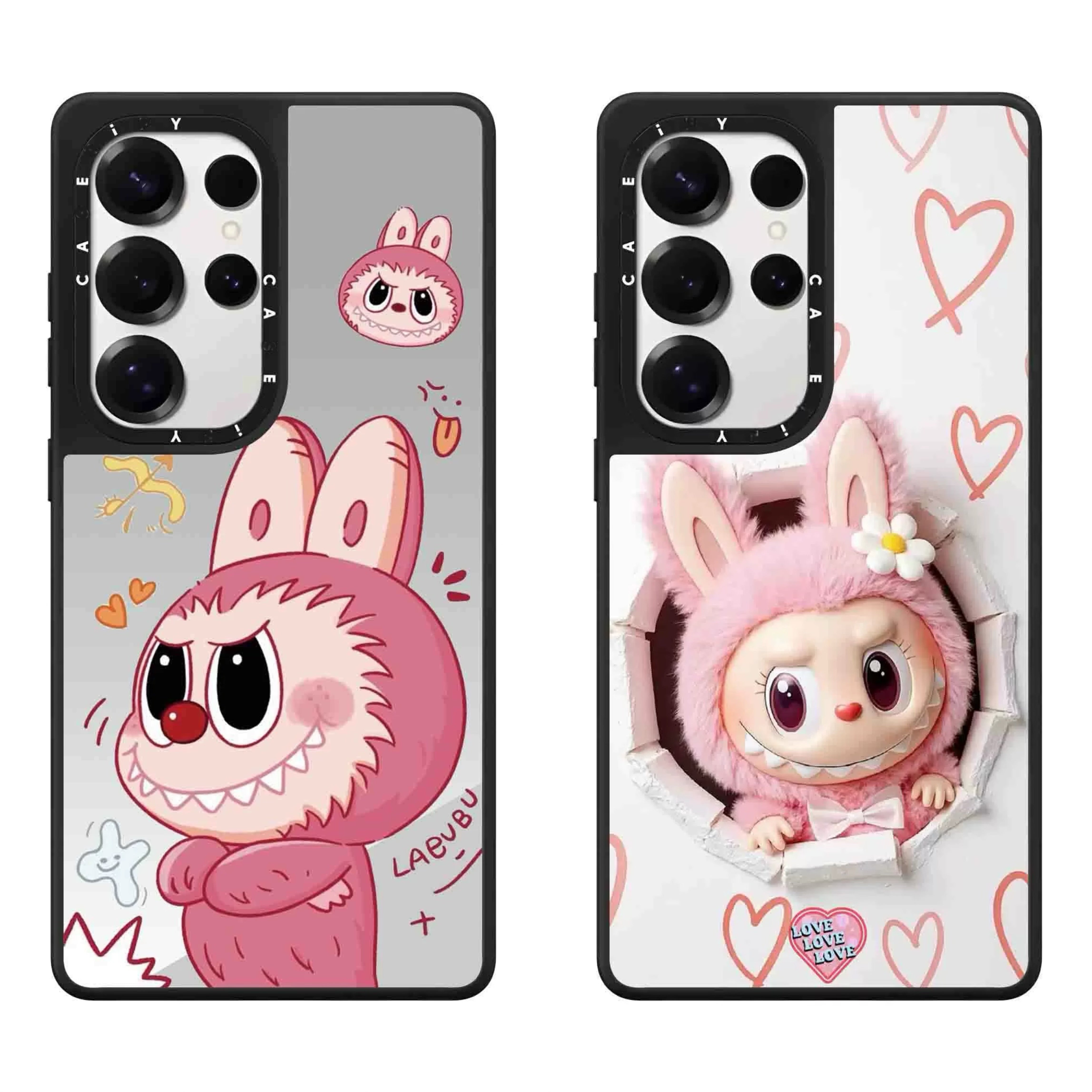 Cute Cartoon Monster | Pink Mokoko - Phone Case Samsung Galaxy S25 S24 ...
