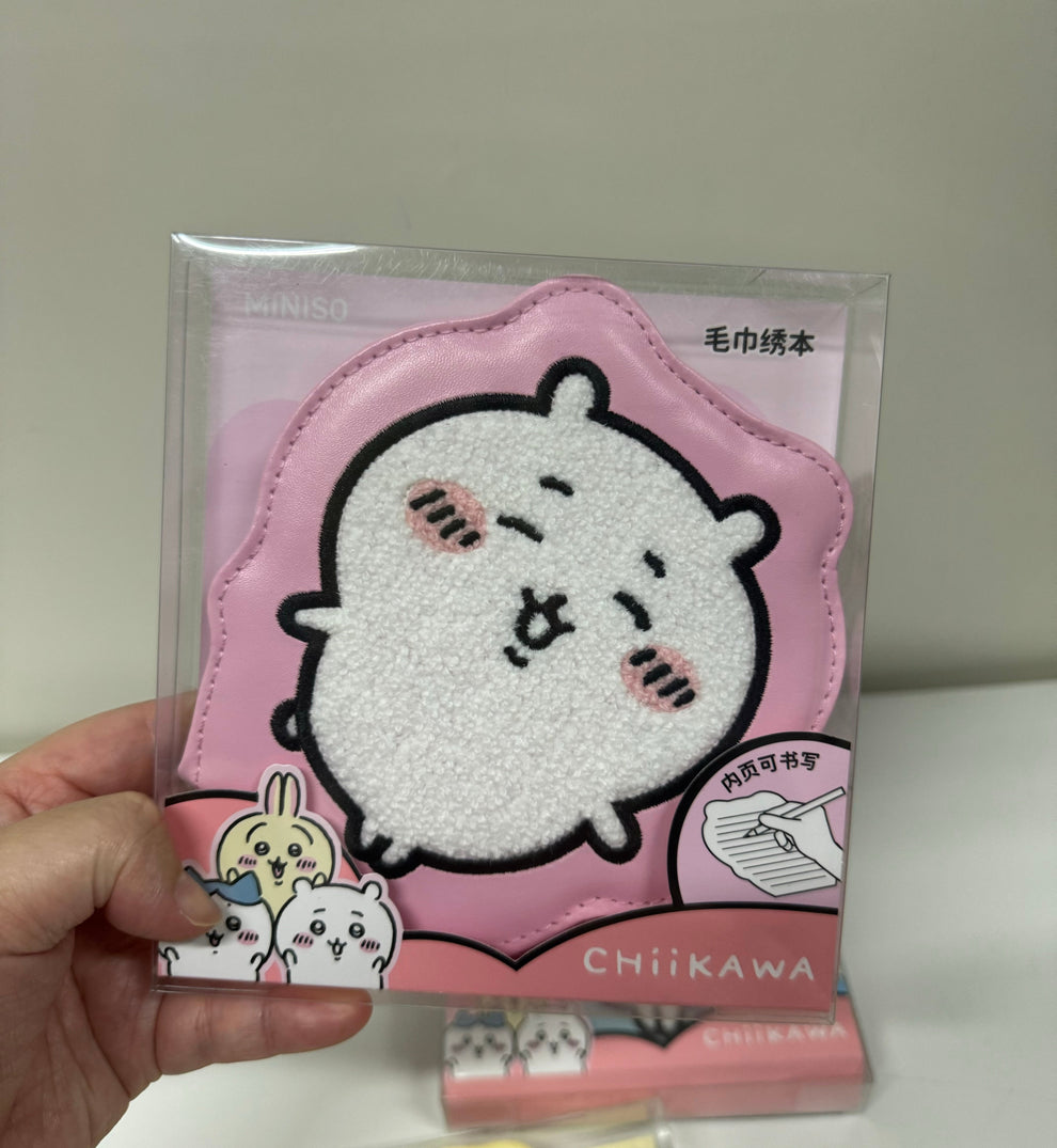ChiiKawa X Miniso | ChiiKawa Hachiware Usagi Embroidery Notebook - Kaw ...