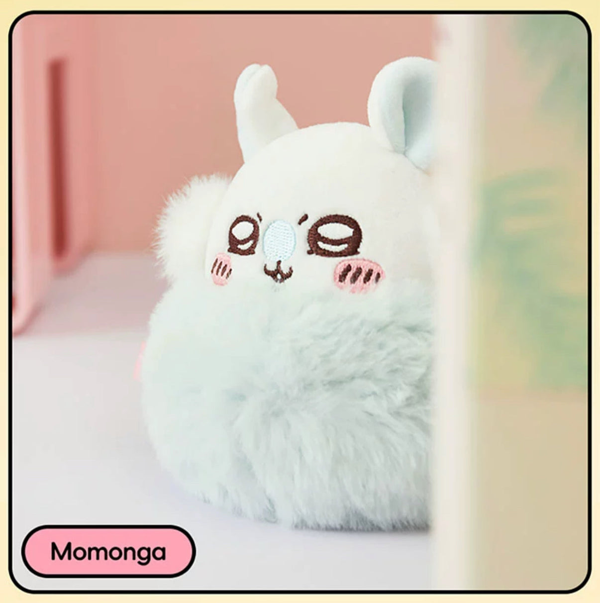 ChiiKawa X Miniso | Momonga Sitting Plush Doll - Kawaii Doll Plush Cut – KawaiiGiftLand