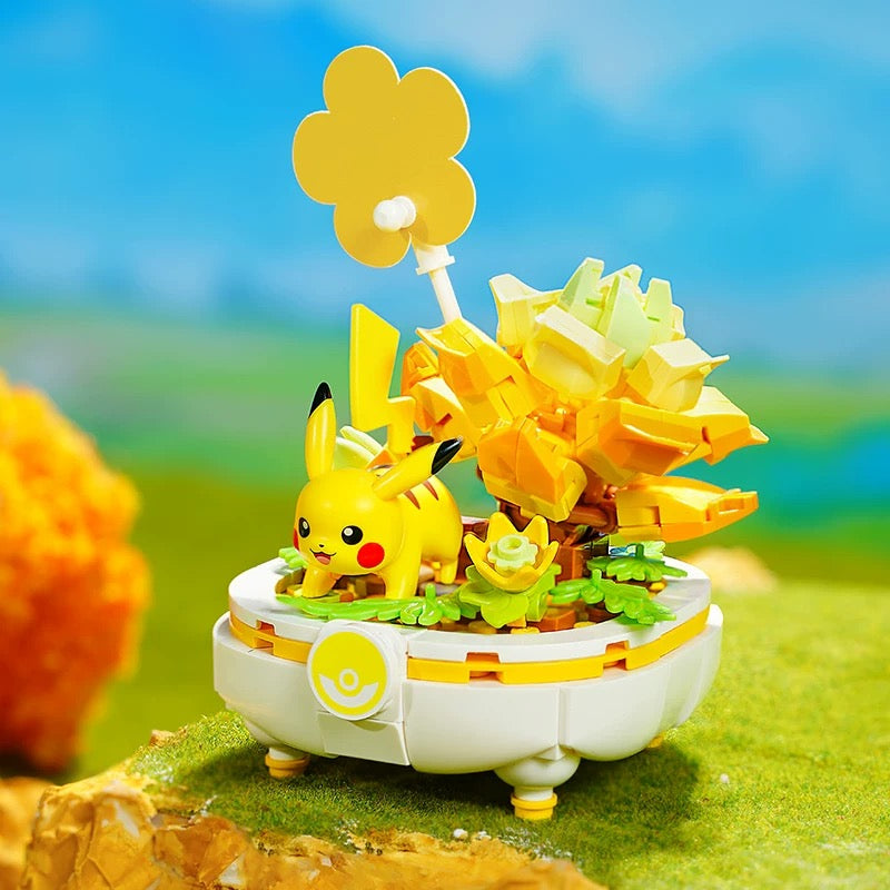 Pokemon Flowerpot Potted Plant Part 2 | Pikachu Togepi Sylveon Sprigat ...