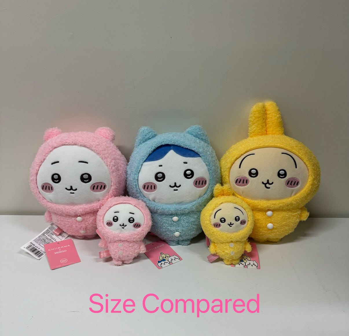 ChiiKawa X Miniso | ChiiKawa Hachiware Usagi Pajamas Plush Doll - 30cm ...