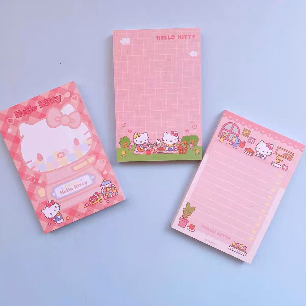 Sanrio Japan Memo Pad | Hello Kitty My Melody Kuromi Cinnamoroll Pompo ...