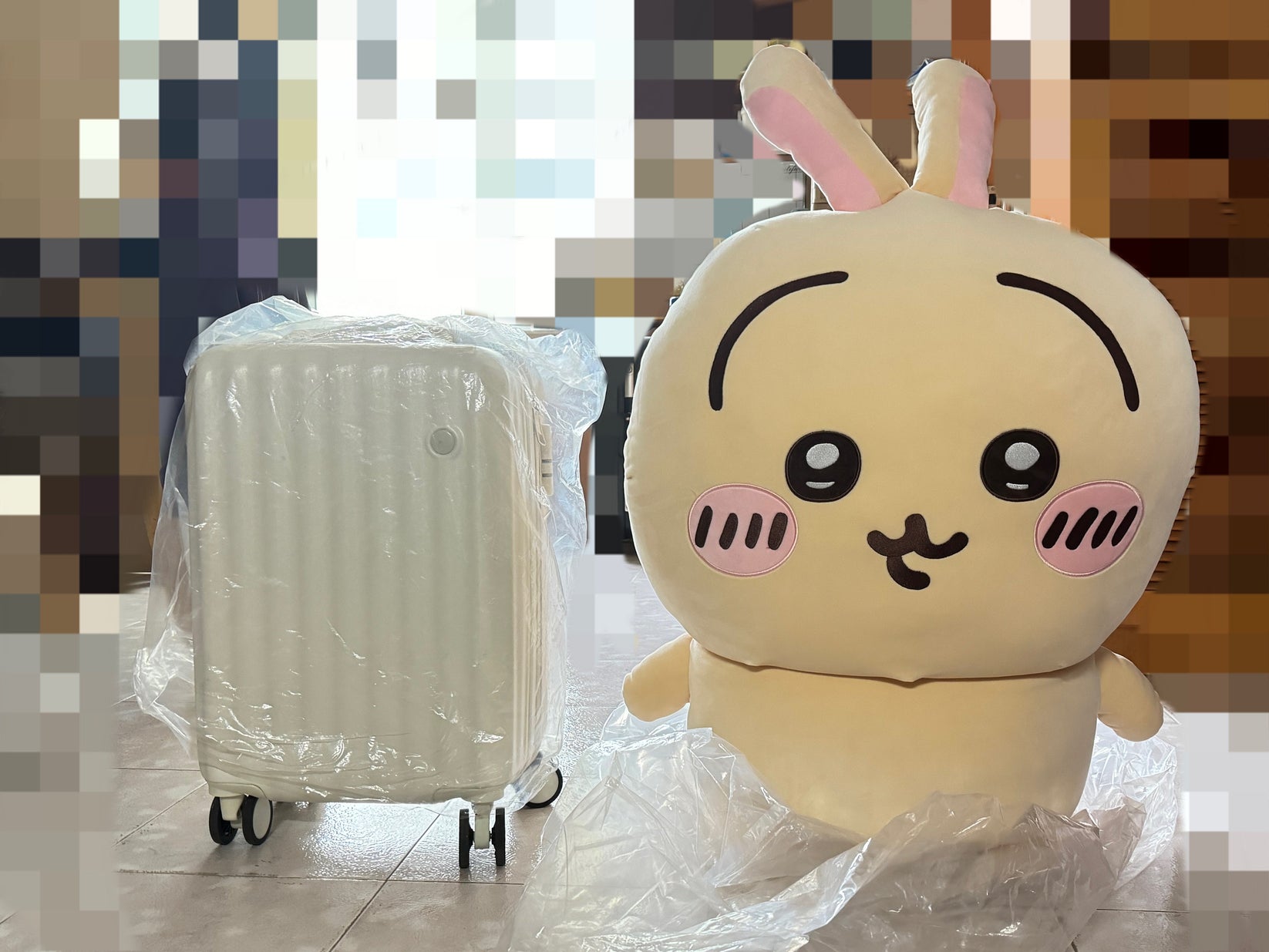 ChiiKawa X Miniso | ChiiKawa Hachiware Usagi - 90cm Super Giant Sittin ...