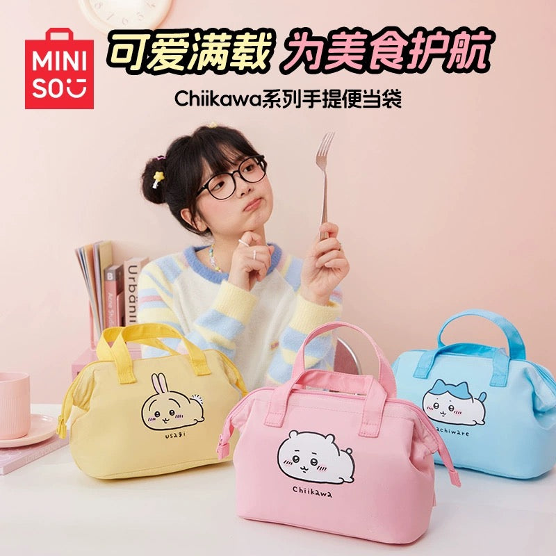 ChiiKawa X Miniso | ChiiKawa Hachiware Usagi Lunch Bag - Kawaii items ...