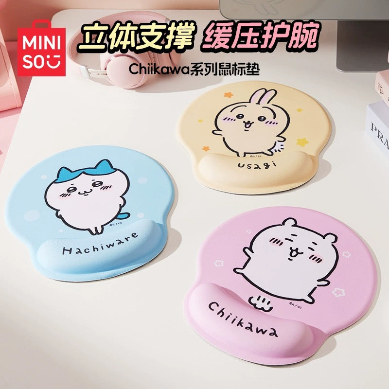ChiiKawa X Miniso | ChiiKawa Hachiware Usagi Mouse Pad with Hand Pillo – KawaiiGiftLand
