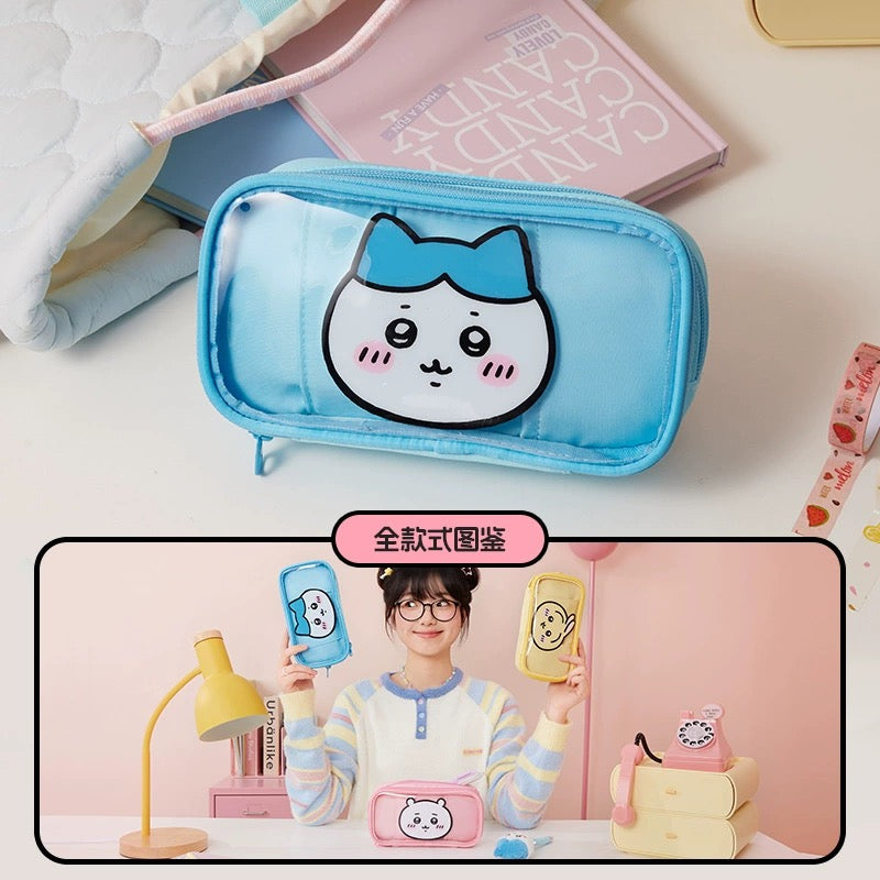 ChiiKawa X Miniso | ChiiKawa Hachiware Usagi Plastic Pencil Case Bag ...