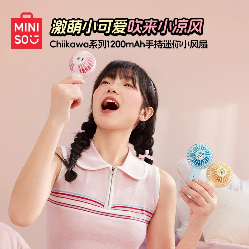 ChiiKawa X Miniso | ChiiKawa Hachiware Usagi Mini Fan - USB Handheld F ...