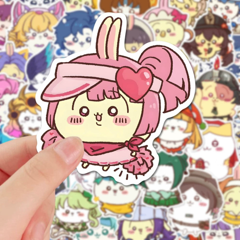 Japanese Cartoon ChiiKawa | Anime Characters Sticker Set - 63 Pieces P ...