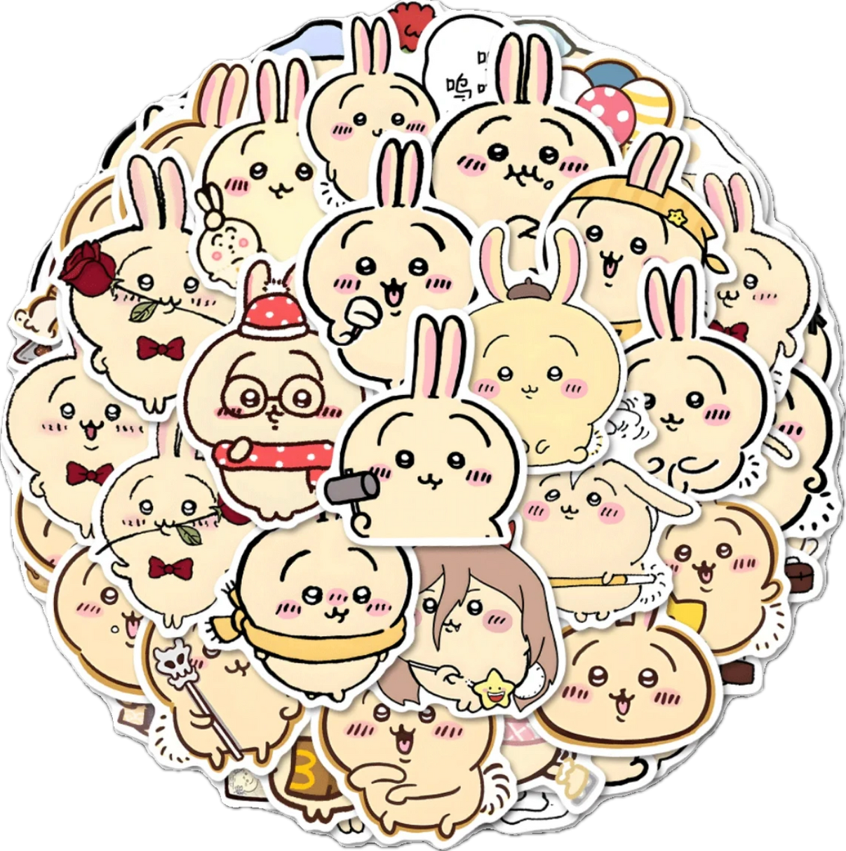 Japanese Cartoon ChiiKawa | Lovely Usagi Sticker Set - 97 Pieces Phone ...