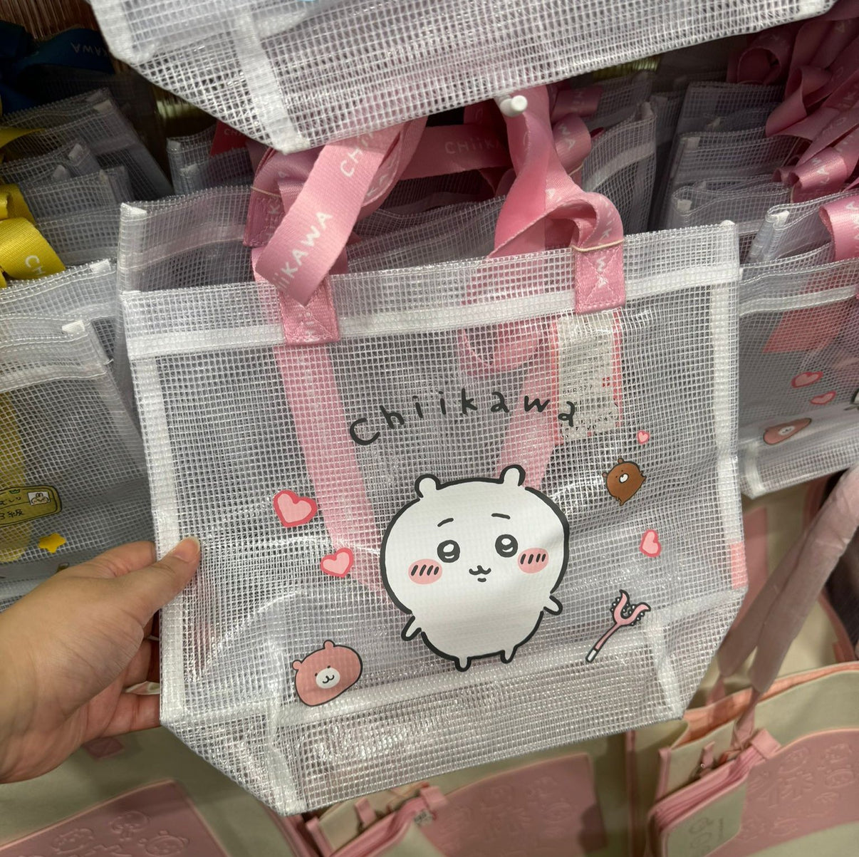 ChiiKawa X Miniso | ChiiKawa Hachiware Usagi Plastic PVC Bag - Kawaii ...