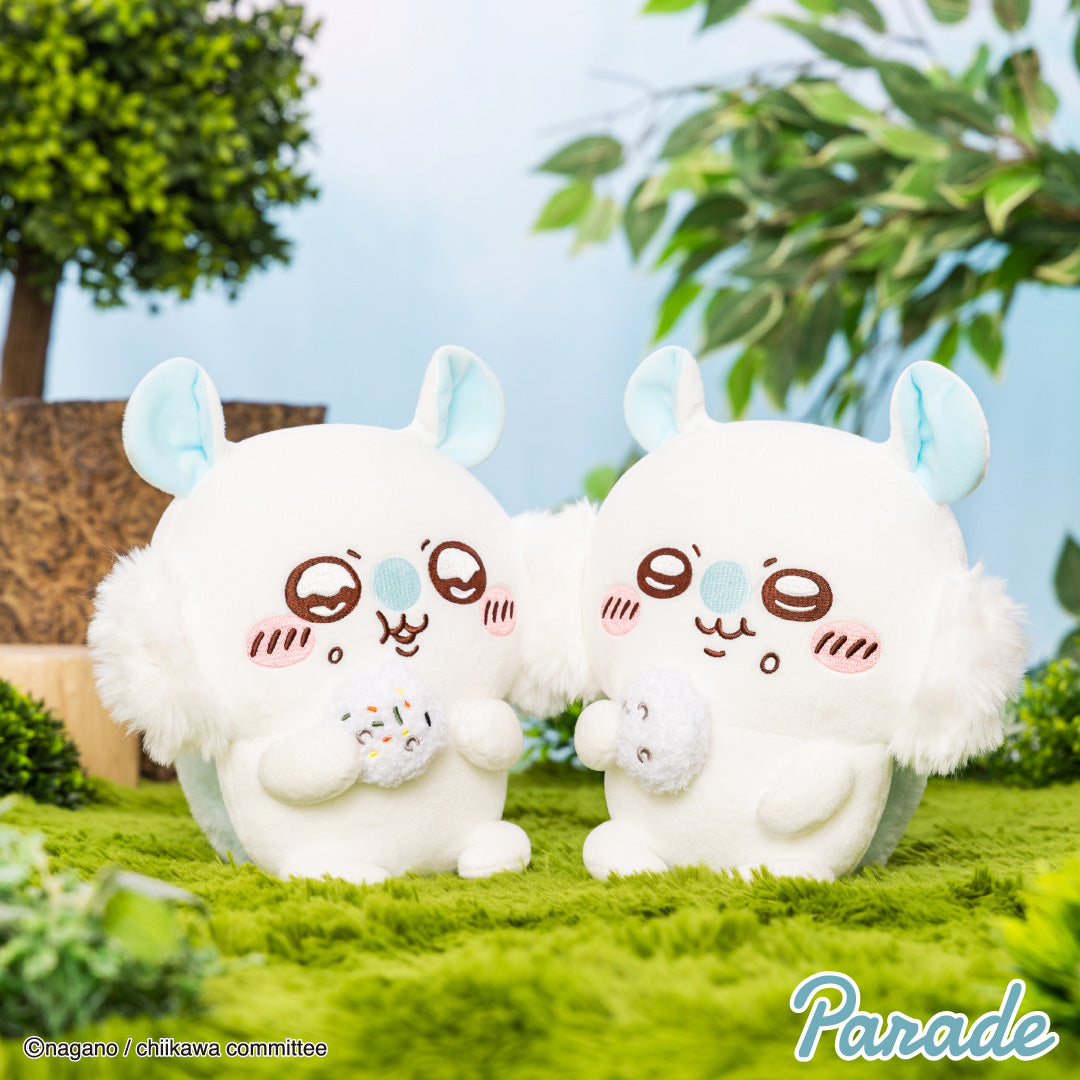 Japan ChiiKawa | Smiley Mononga Eating Onigiri Plush Doll Kawaii items ...