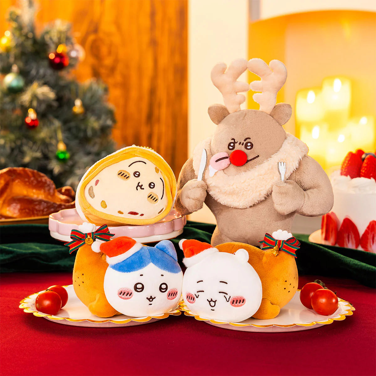 ChiiKawa Christmas 2025 Series | ChiiKawa Hachiware Usagi Reindeer Cut ...