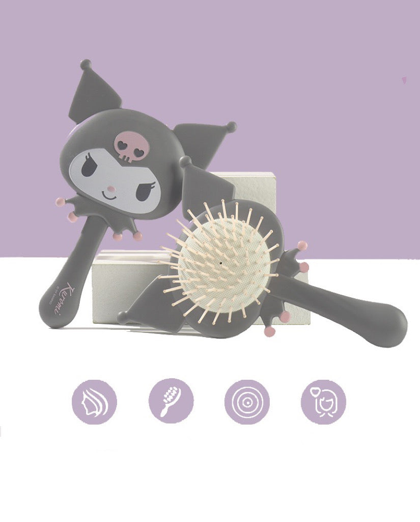 Sanrio x Miniso Kuromi Shape Paddle Brush Comb – KawaiiGiftLand